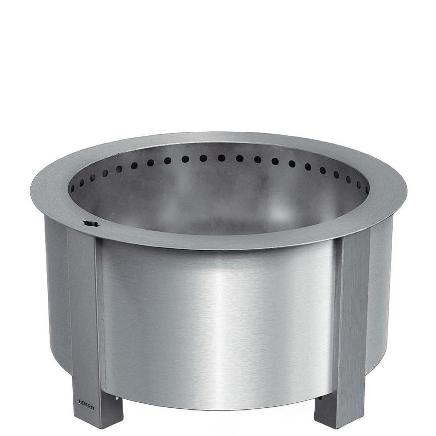 X Series 24 Inch Smokeless Round Stainless Steel Wood Burning Fire Pit ...