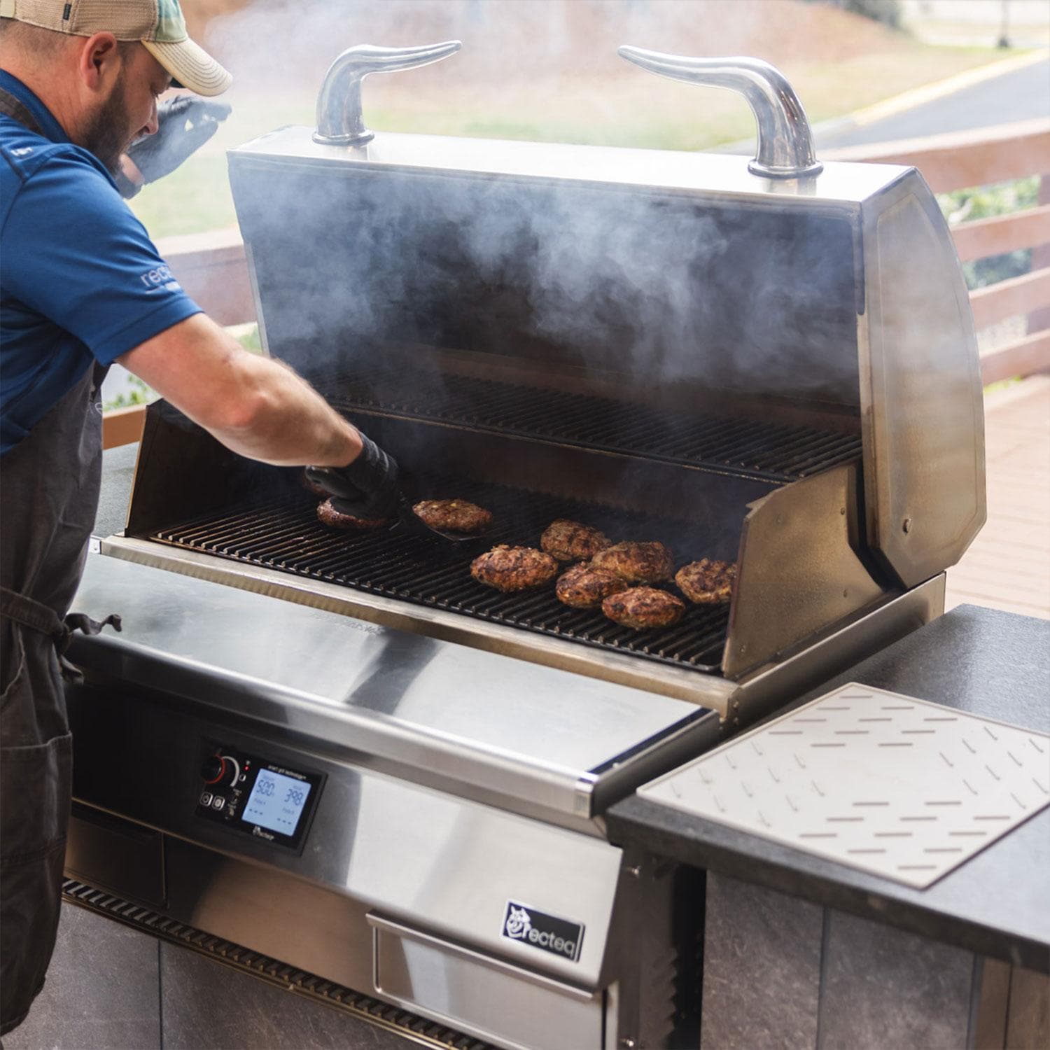 recteq E-Series Built-In 1300 Wood Pellet Grill - RT-1300 : BBQGuys