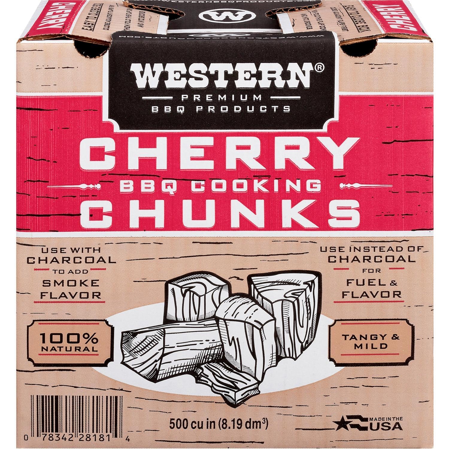 Western 500 Cu In Cherry Chunks : BBQGuys