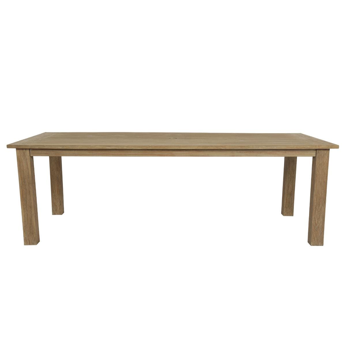 Sunset West Coastal Teak 91 X 39 Inch Rectangular Teak Patio Dining ...