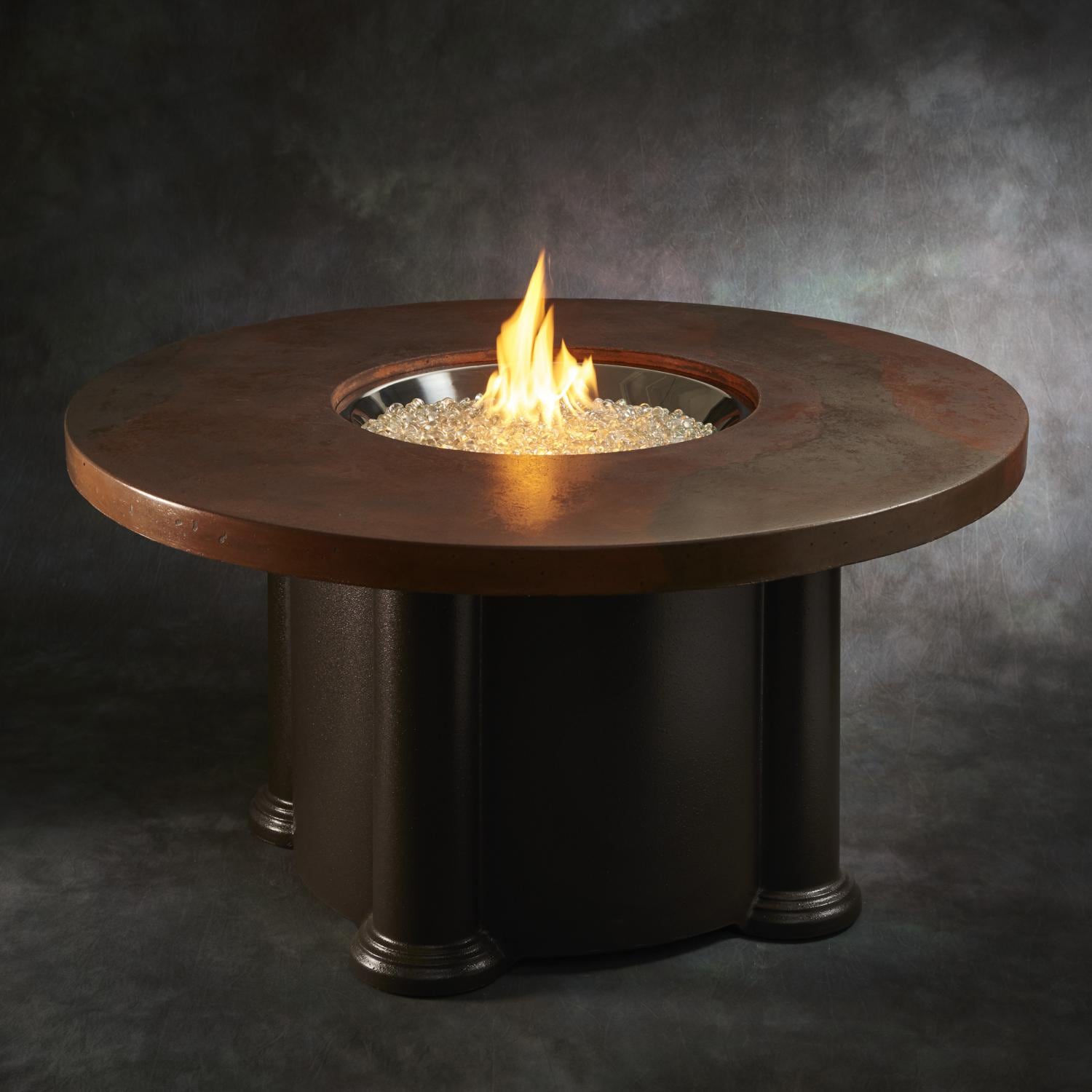 The Outdoor GreatRoom Company Colonial 48-Inch Round Chat Height ...