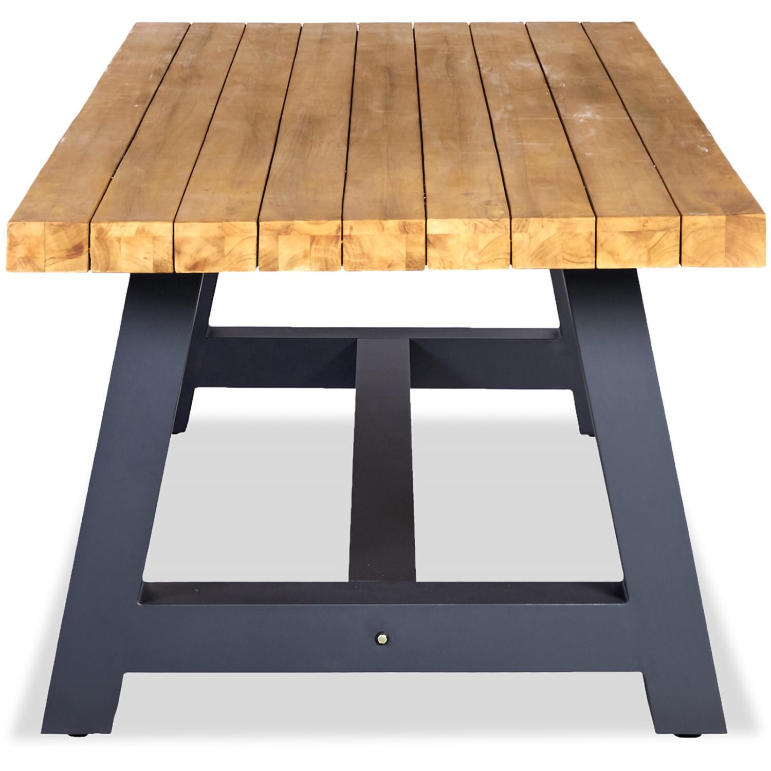 Wood Grove 8 Seat Reclaimed Teak Outdoor Dining Table By Lakeview ...