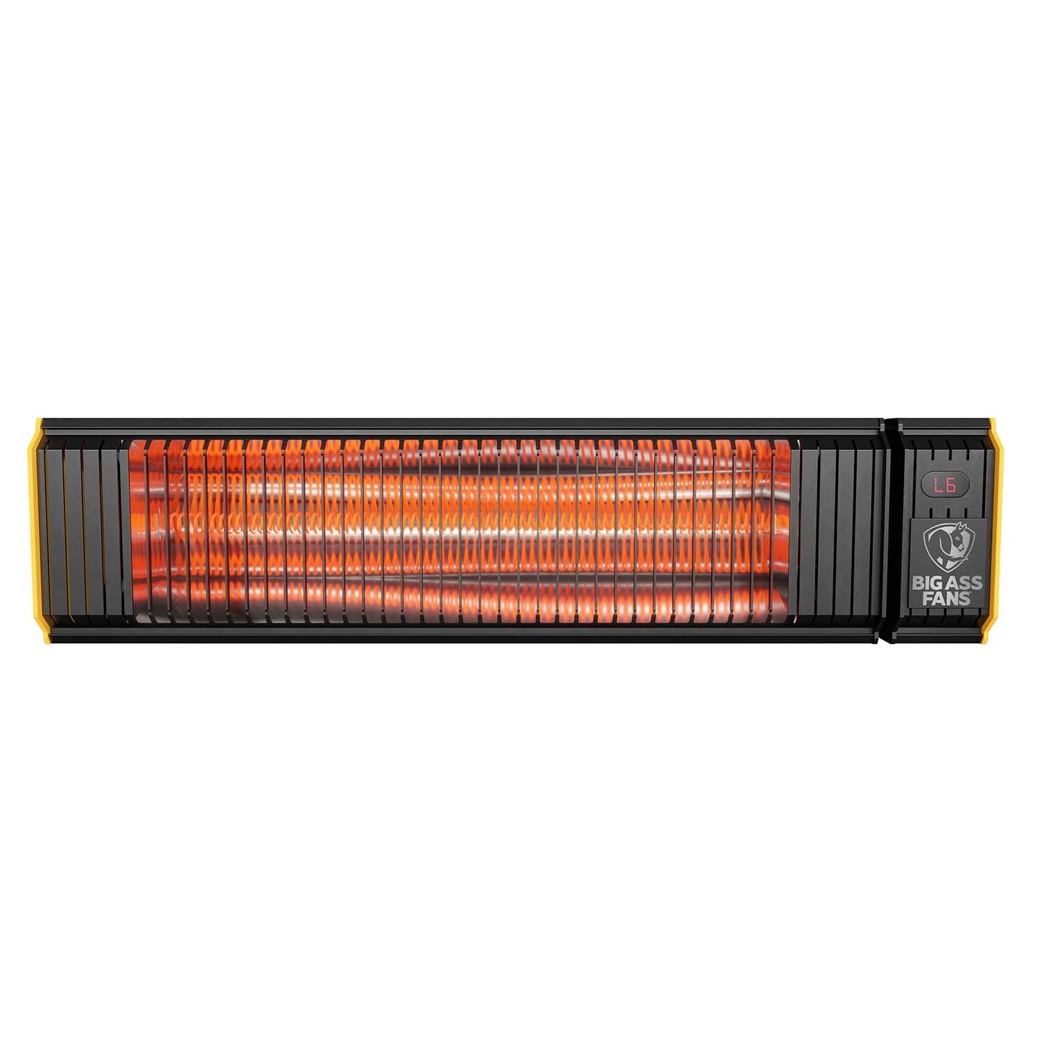 Big Ass Fans Obsidian 42 Inch 6000W Dual Element 240V Electric Infrared ...
