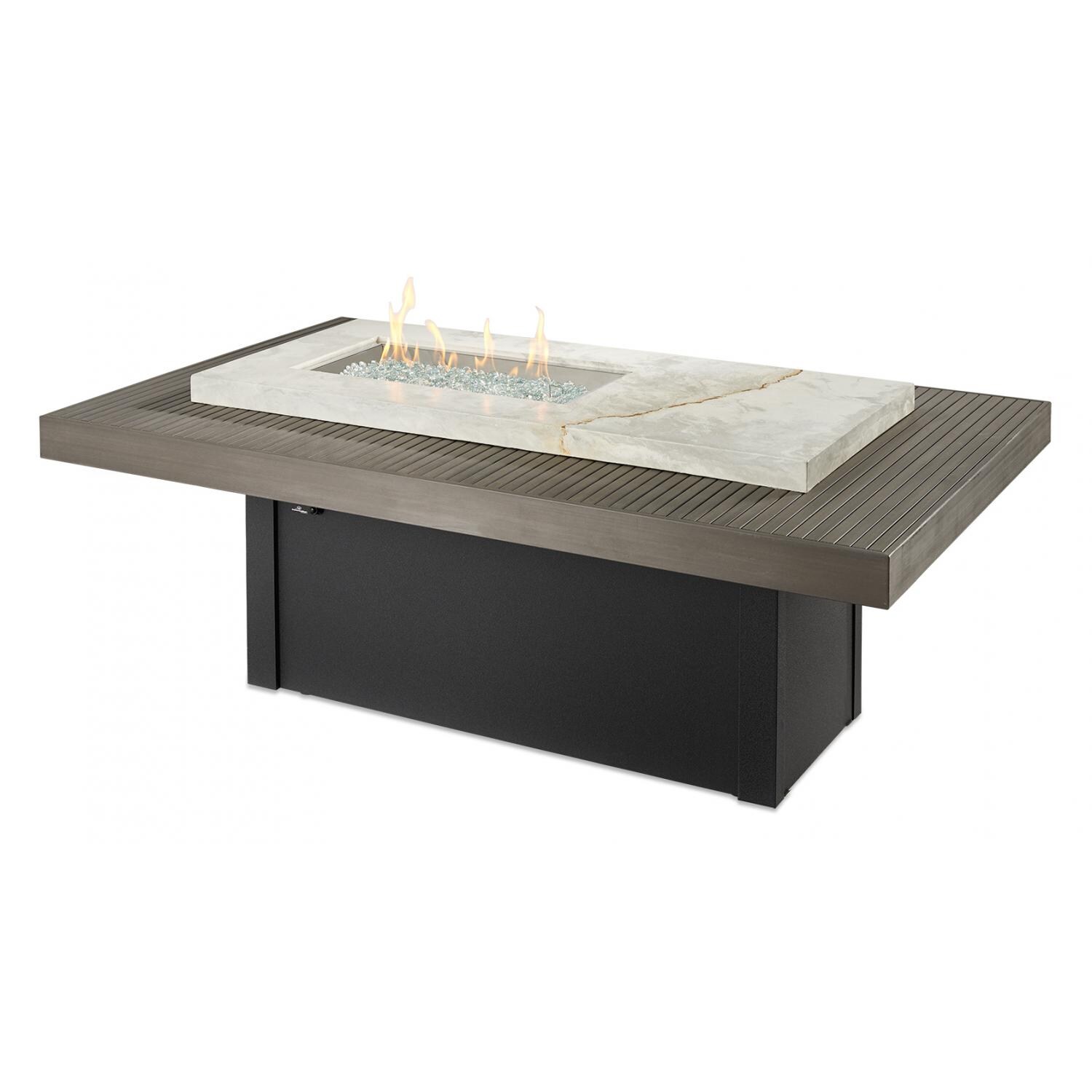 The Outdoor GreatRoom Company Boardwalk 72-Inch Linear Natural Gas Fire ...