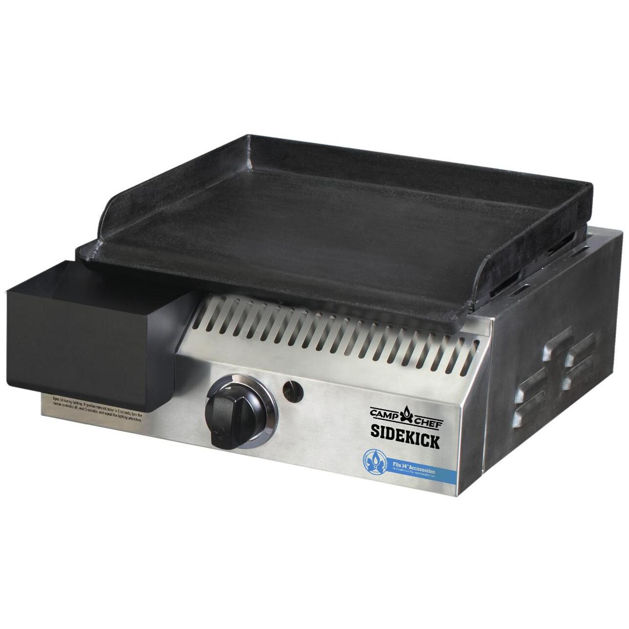 Camp Chef Sidekick Flat Top 14-Inch Propane Side Griddle - PG14 : BBQGuys