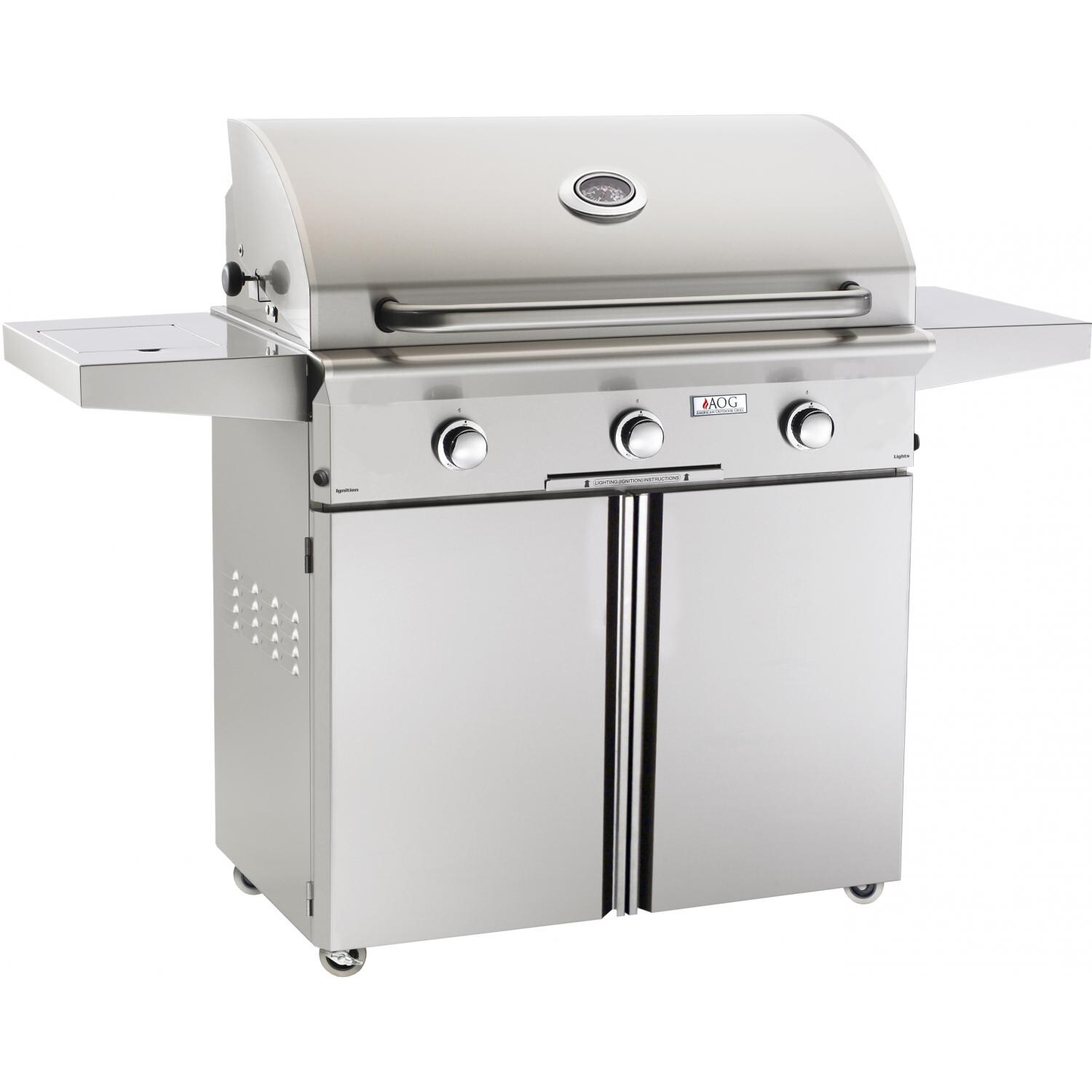 American Outdoor Grill L-Series 36-Inch 3-Burner Propane Gas Grill ...