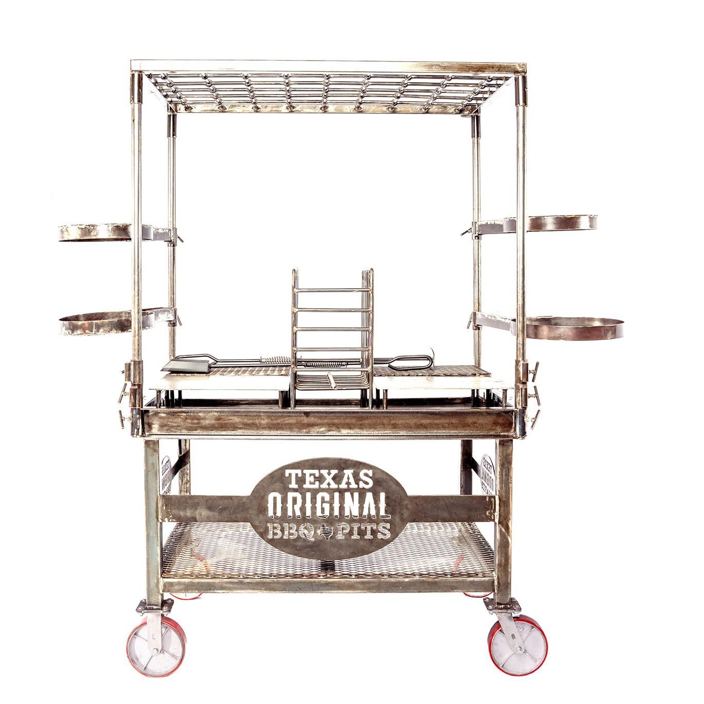 Texas Original Pits Laredo Loaded Live Fire Table - LFT-LOADED : BBQGuys