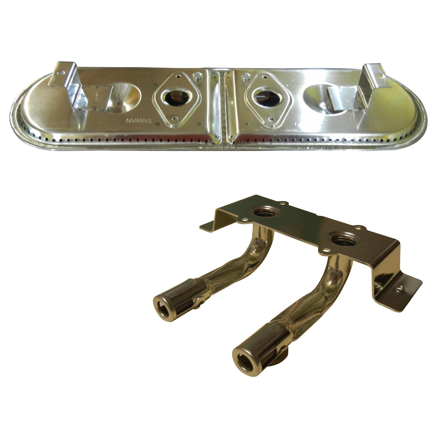 Stainless Steel Oval Twin, Centered, 3 Inch Offset Burner - 12082-74262 ...