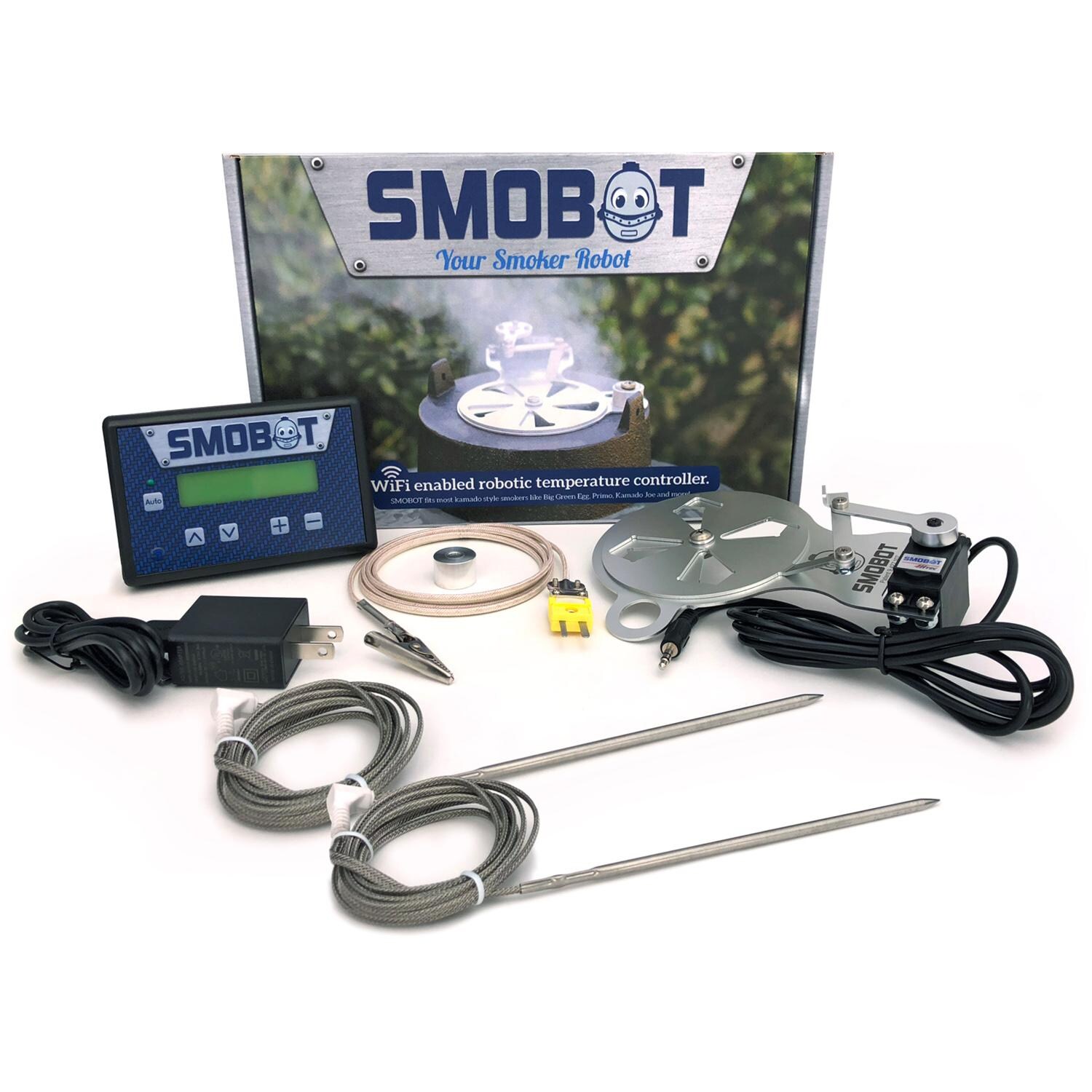 SMOBOT Kamado Grill and Smoker Temperature Controller W/ WiFi and 6 ...