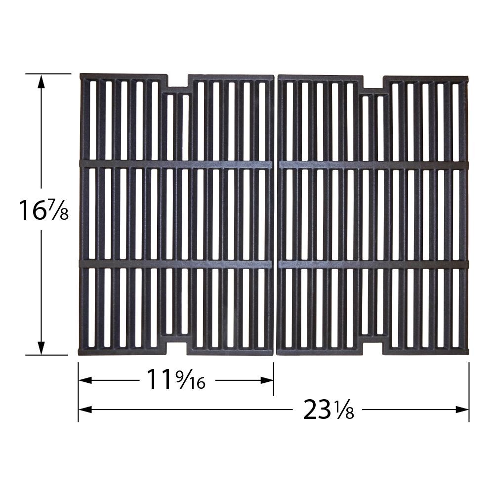 Matte Cast Iron Rectangle Cooking Grid - 64042 : BBQGuys