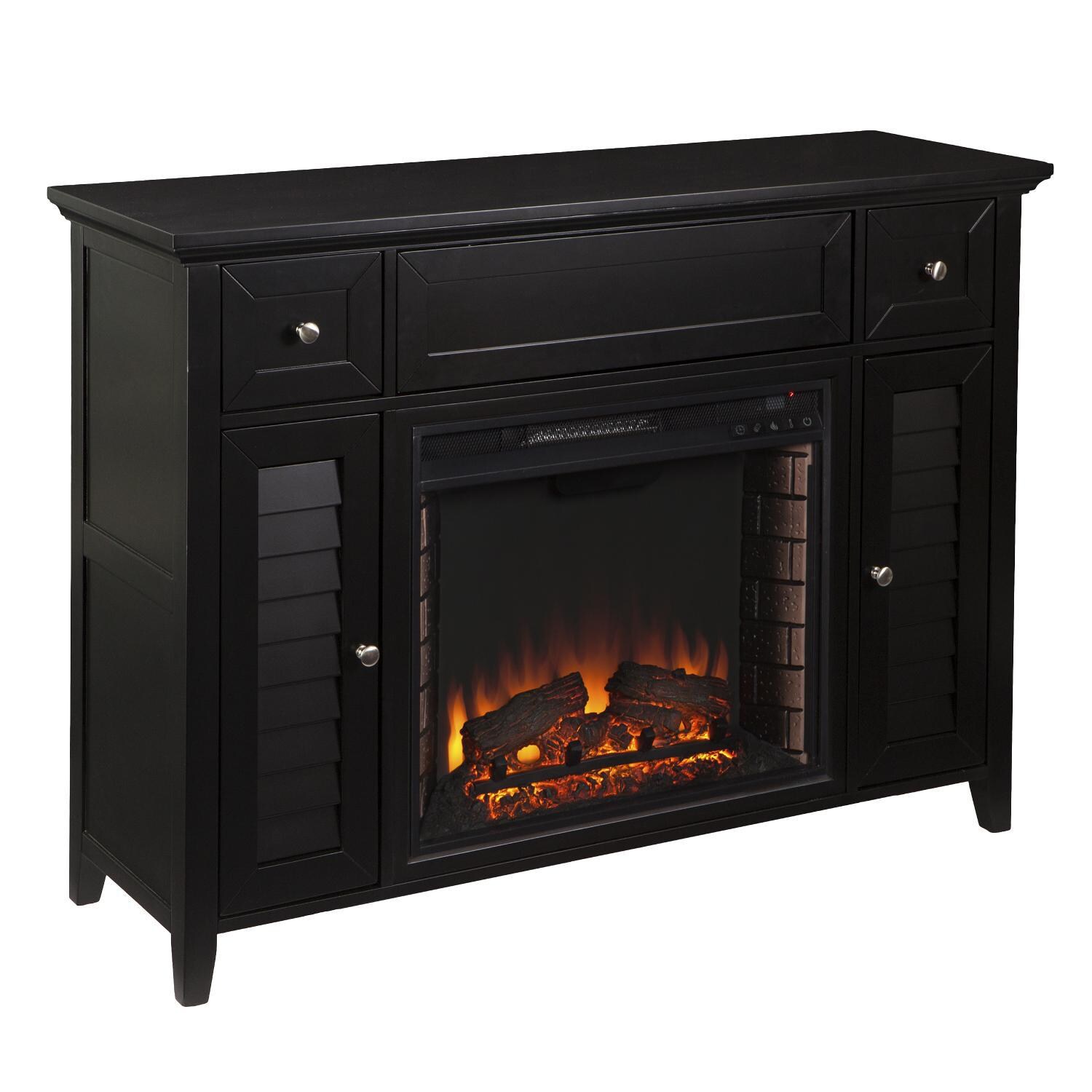 Southern Enterprises Fairbury 48-Inch Electric Fireplace Media Console ...