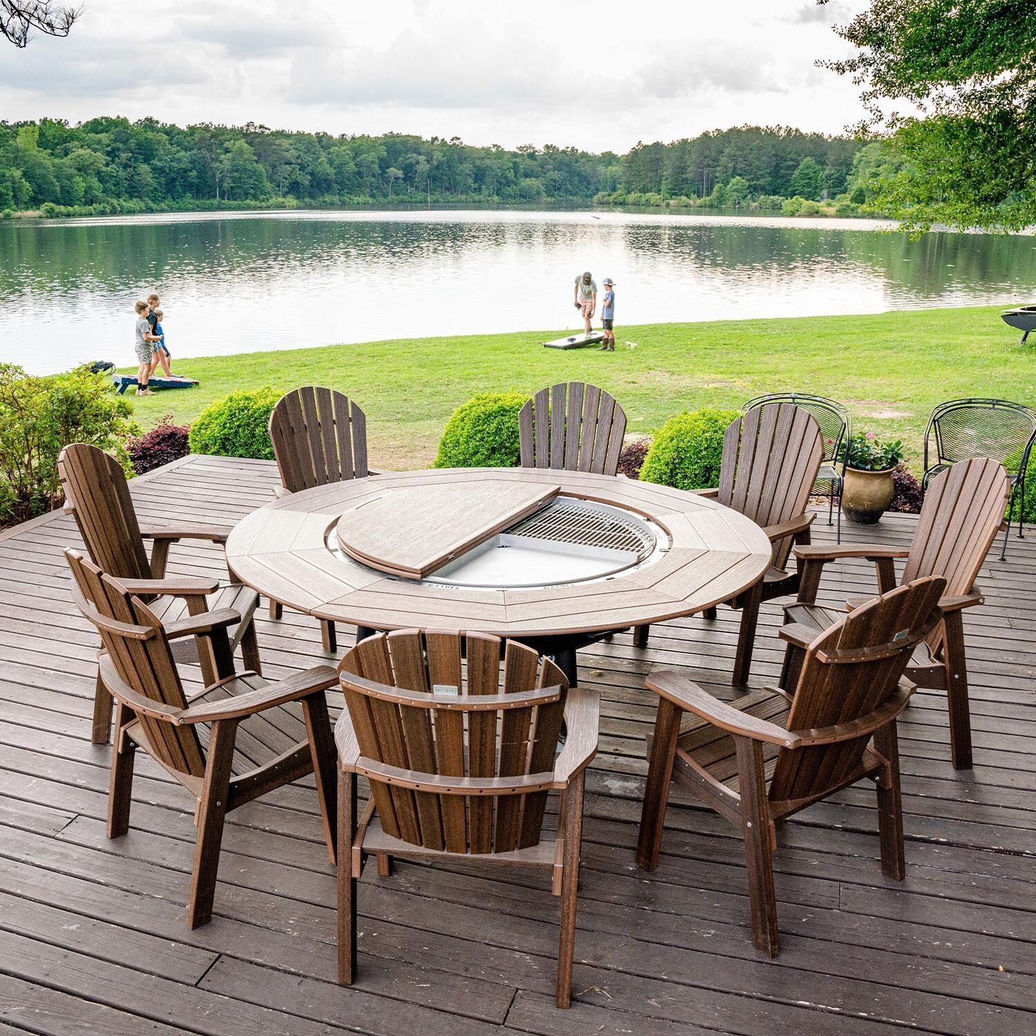 Gather Grills Reunion 46-Inch Wood Fired Grill W/ Standard Package ...