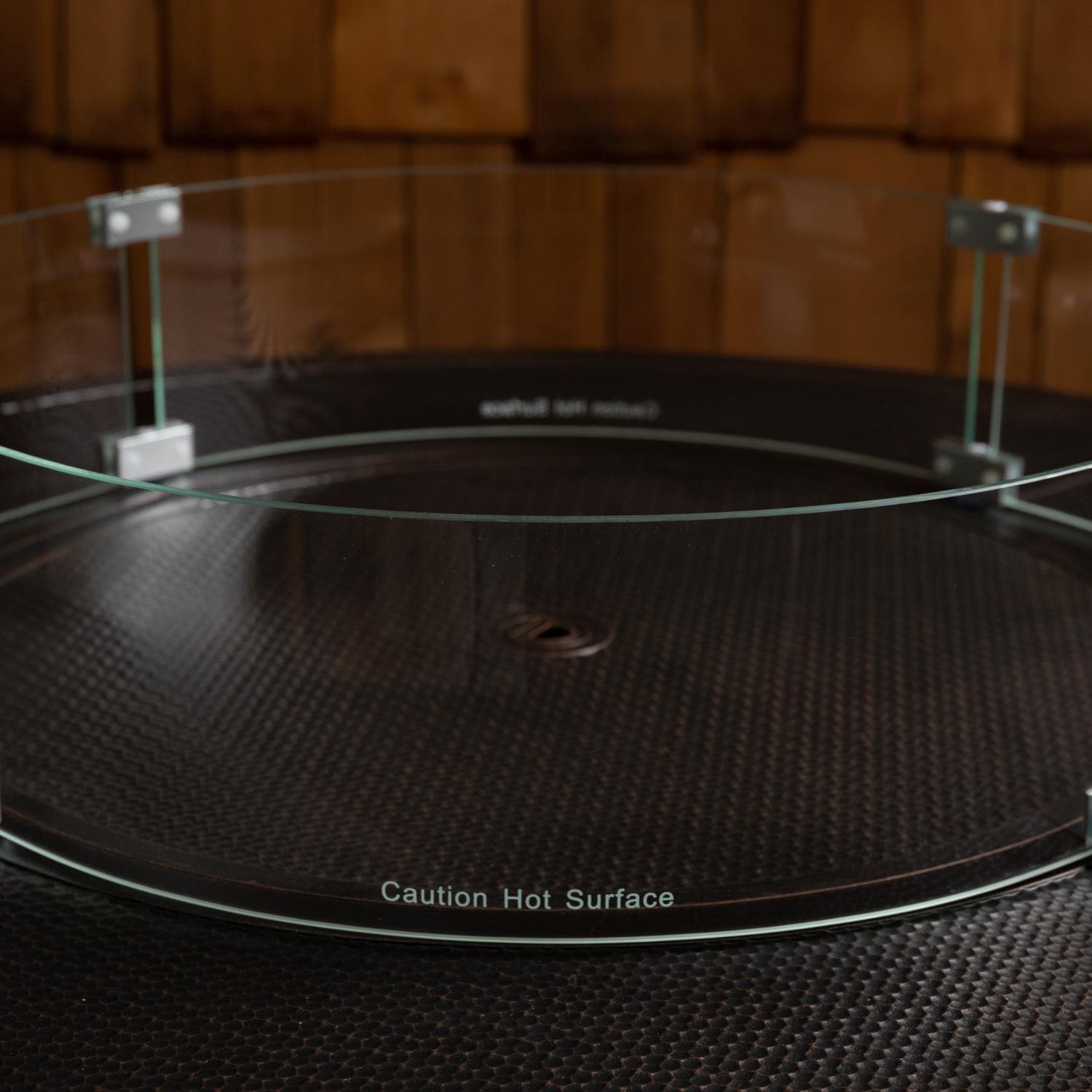 Ultimate Patio Wind Guard For Round Fire Pits - Tempered Glass - 63246 ...