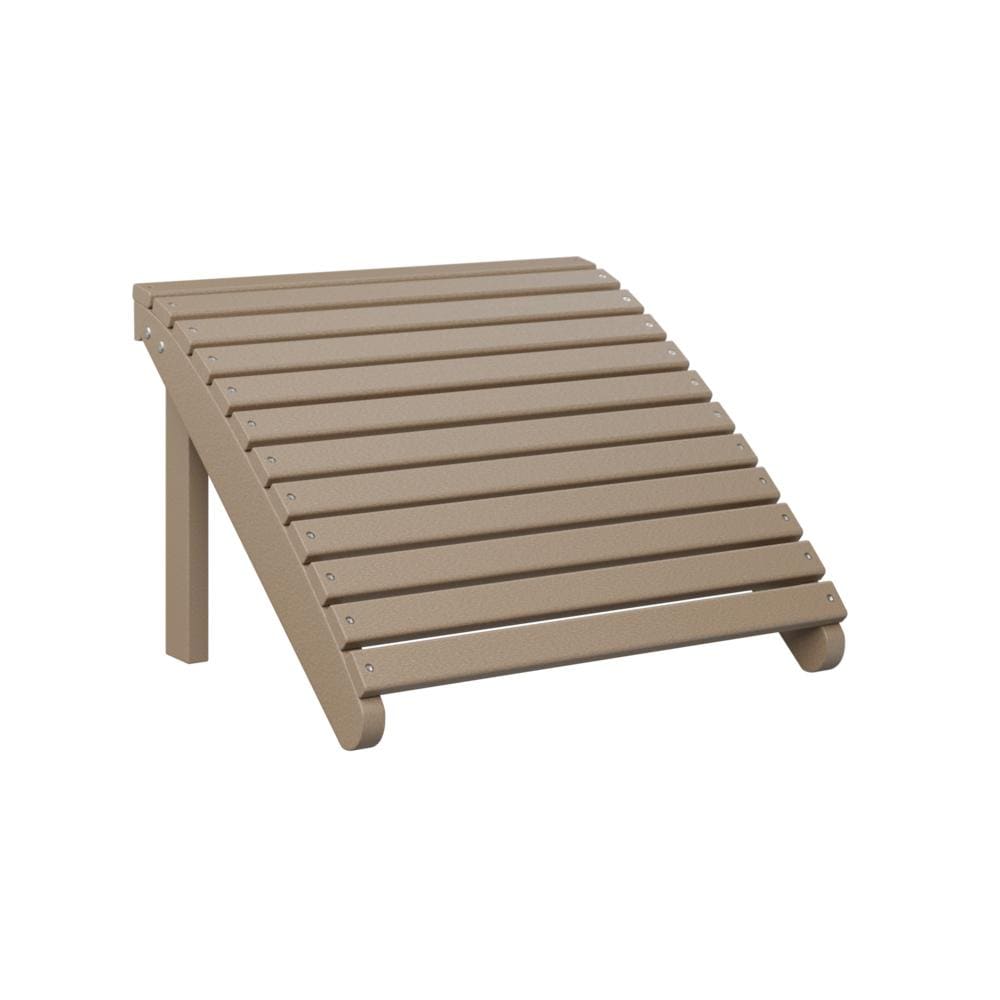 Berlin Gardens Adirondack Footstool Weatherwood BBQGuys