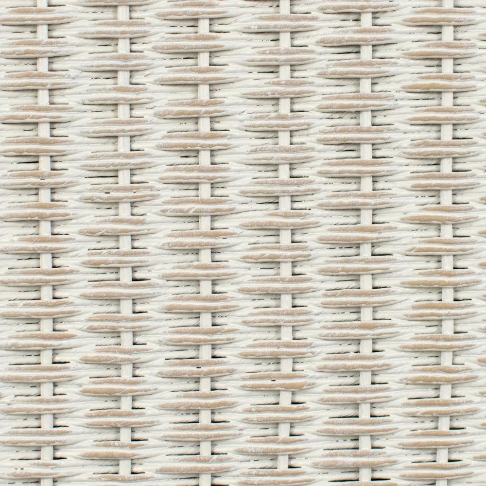 Weekend Retreat Lloyd Loom Loveseat in Antique White/Sailcloth Salt by ...