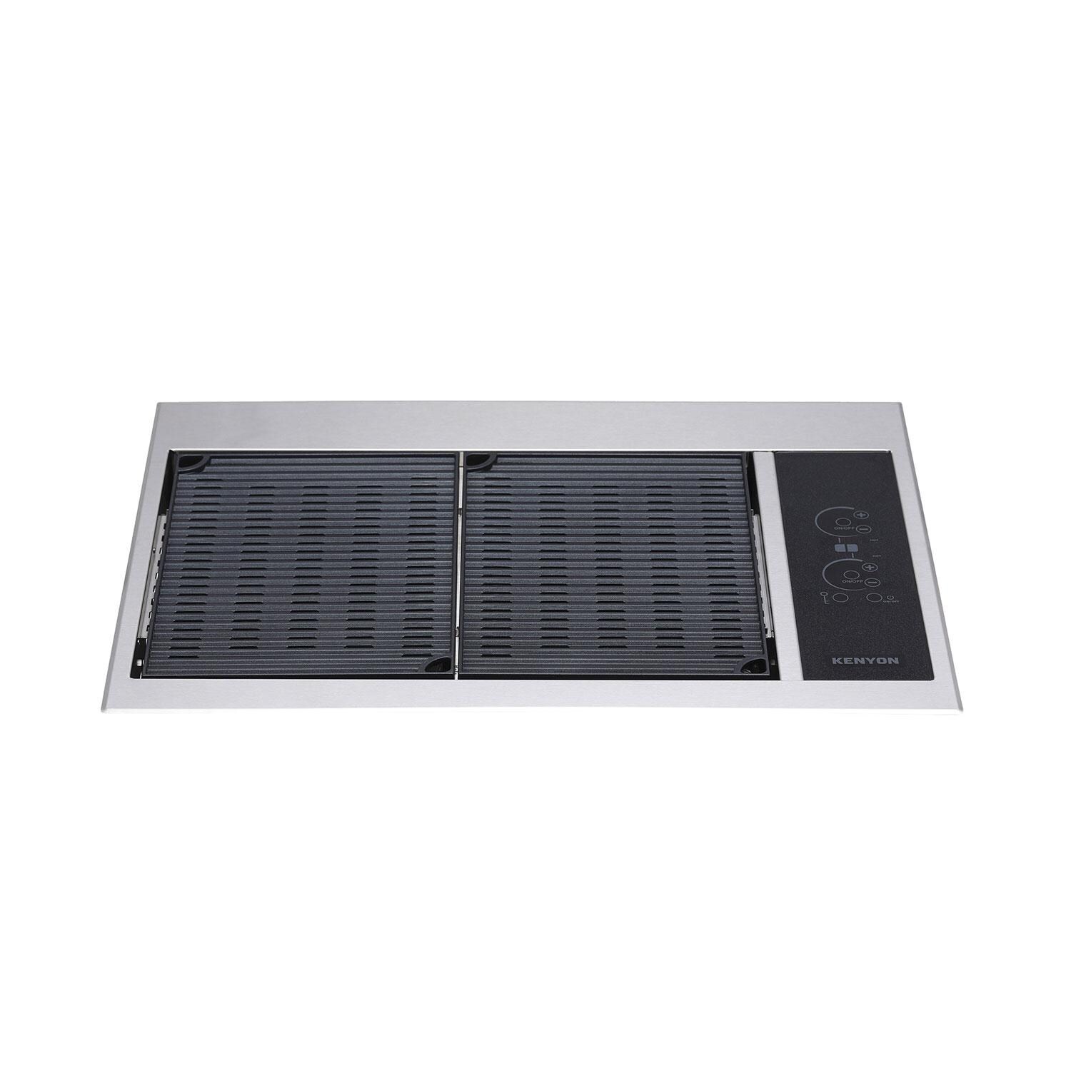 Kenyon Texan Two Zone No Lid Built-In 240V Electric Grill W/ Lite Touch ...