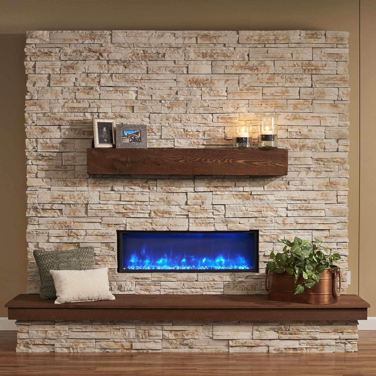 The Outdoor GreatRoom Company Gallery 44-Inch Linear Built-In Electric ...