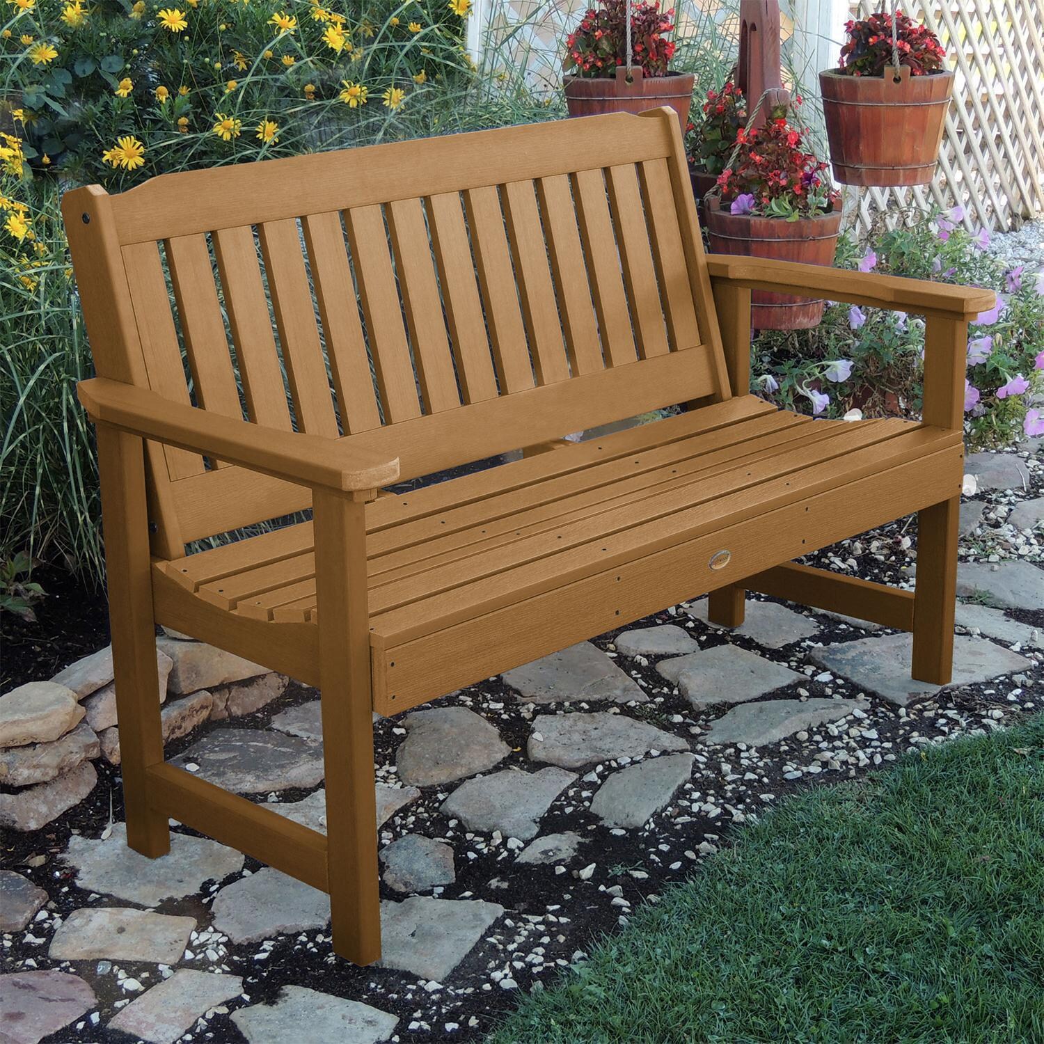 Lakeview Hart Lane Garden Bench - 5ft - Toffee : BBQGuys