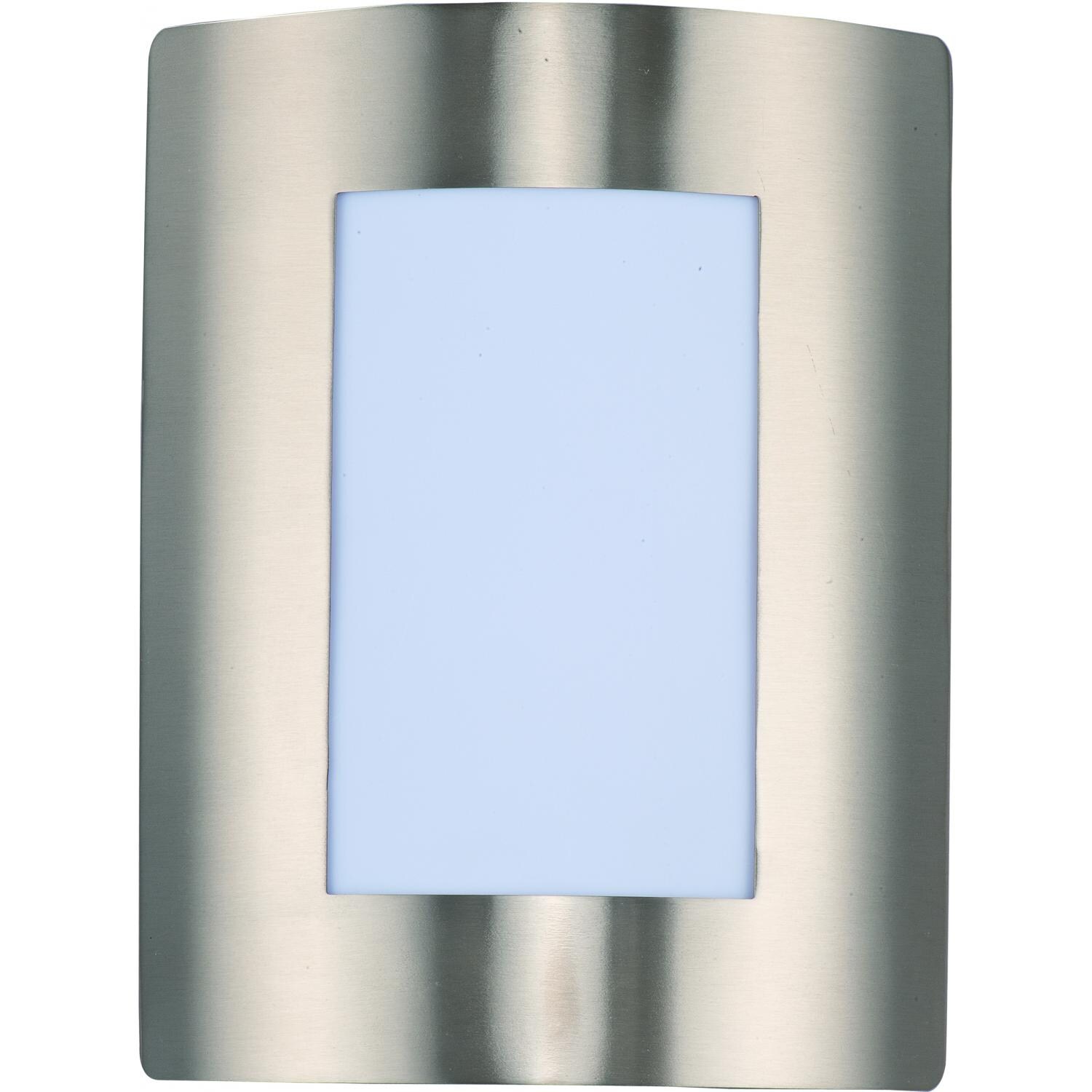 Maxim View One Light 10-Inch LED Outdoor Wall Light - Stainless Steel ...