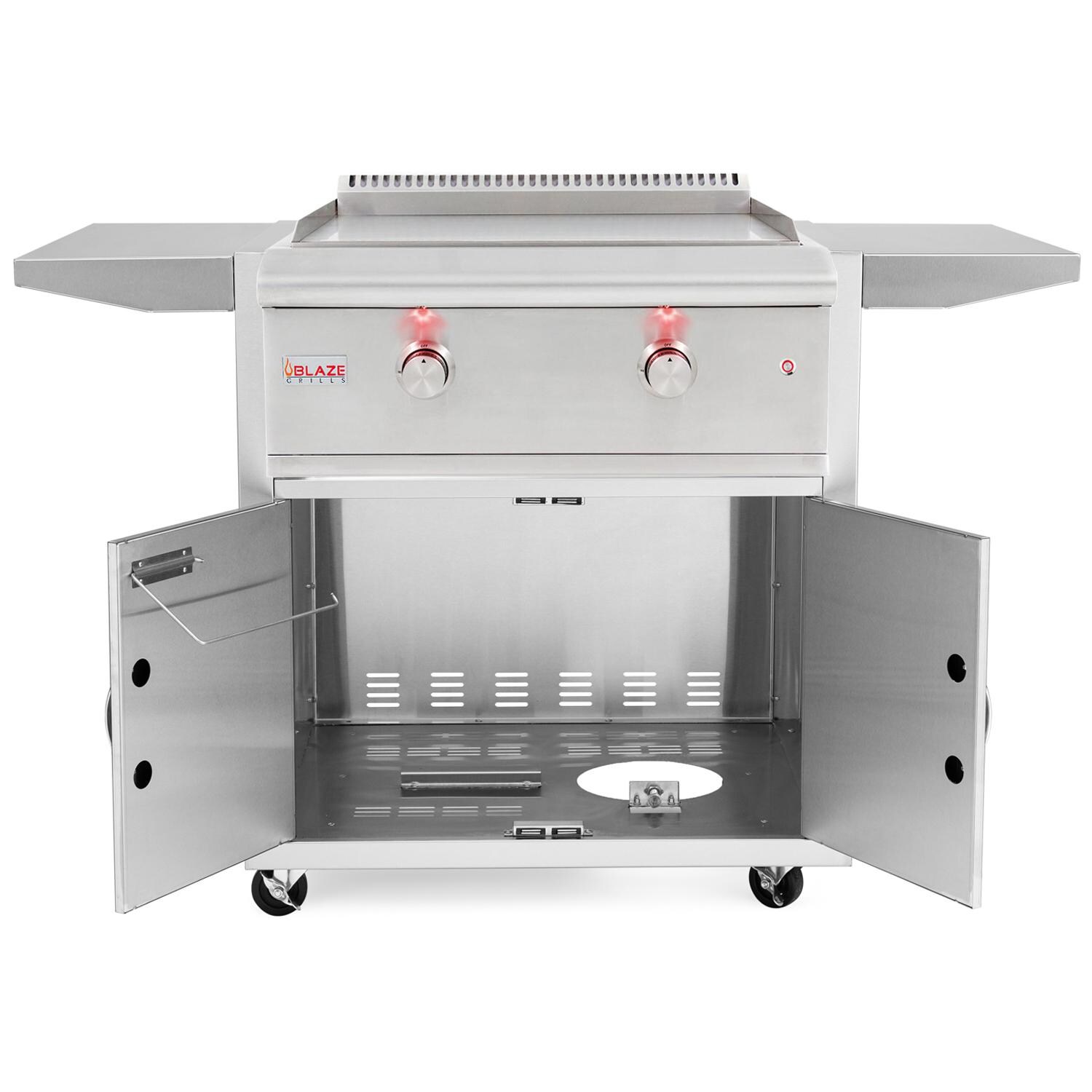 Blaze Premium LTE 30-Inch Natural Gas Griddle w/ Lights - BLZ-GRIDDLE ...