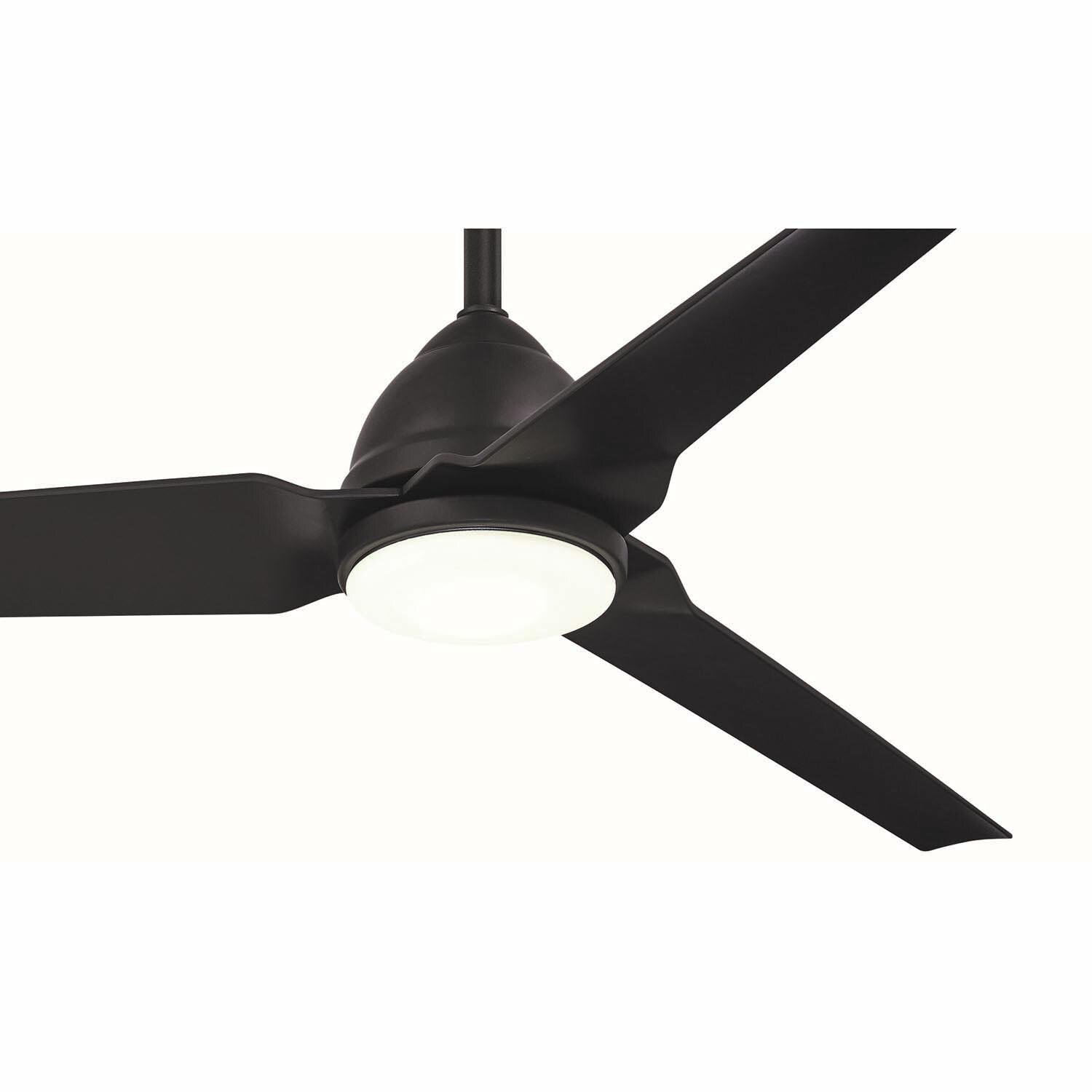 Minka-Aire Java 54-Inch 3-Blade Ceiling Fan in Coal Finish W/ Coal ...