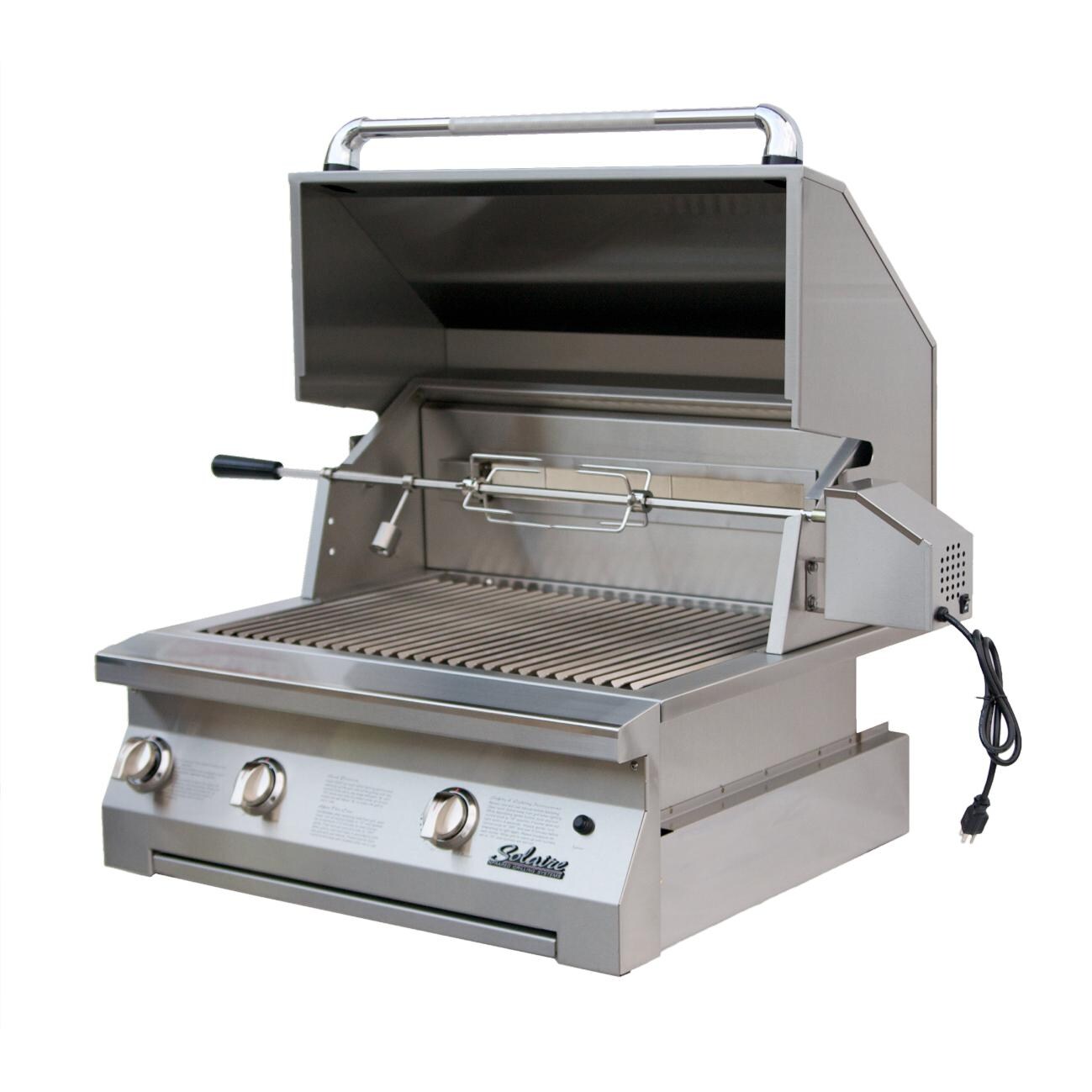Solaire 30 Inch Built-In All Infrared Propane Gas Grill With Rotisserie ...