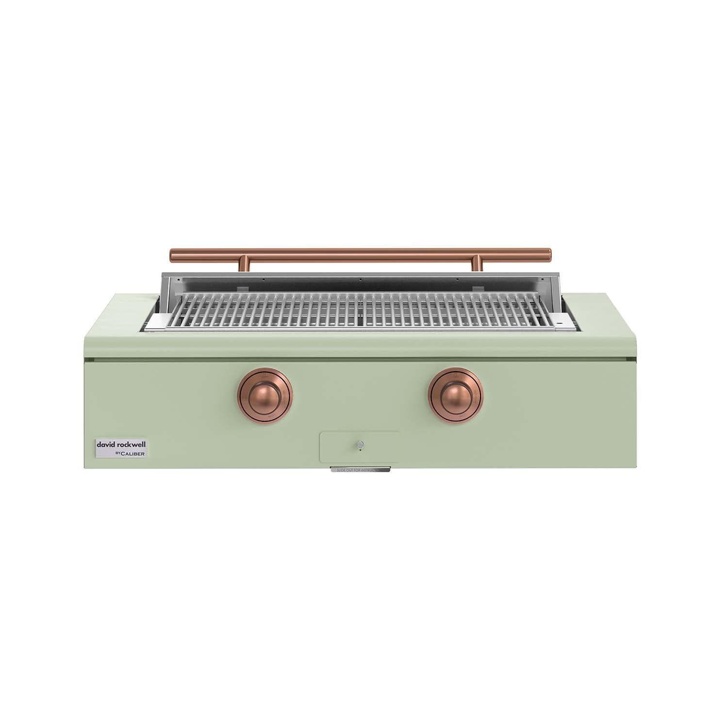 Caliber 42-in Natural Gas Built-In Rockwell Grill - Sage w/ Copper ...
