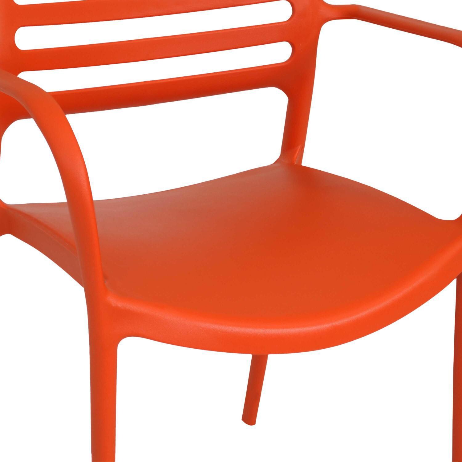 Ultimate Patio Heritage Plastic Stacking Patio Armchair - Set of 2 ...