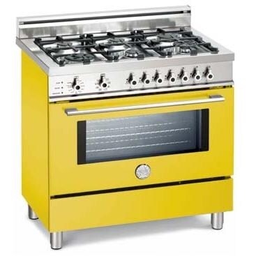 Bertazzoni Ranges 36 Inch Natural Gas 4.0 Cu. Ft. Dual Fuel Yellow ...