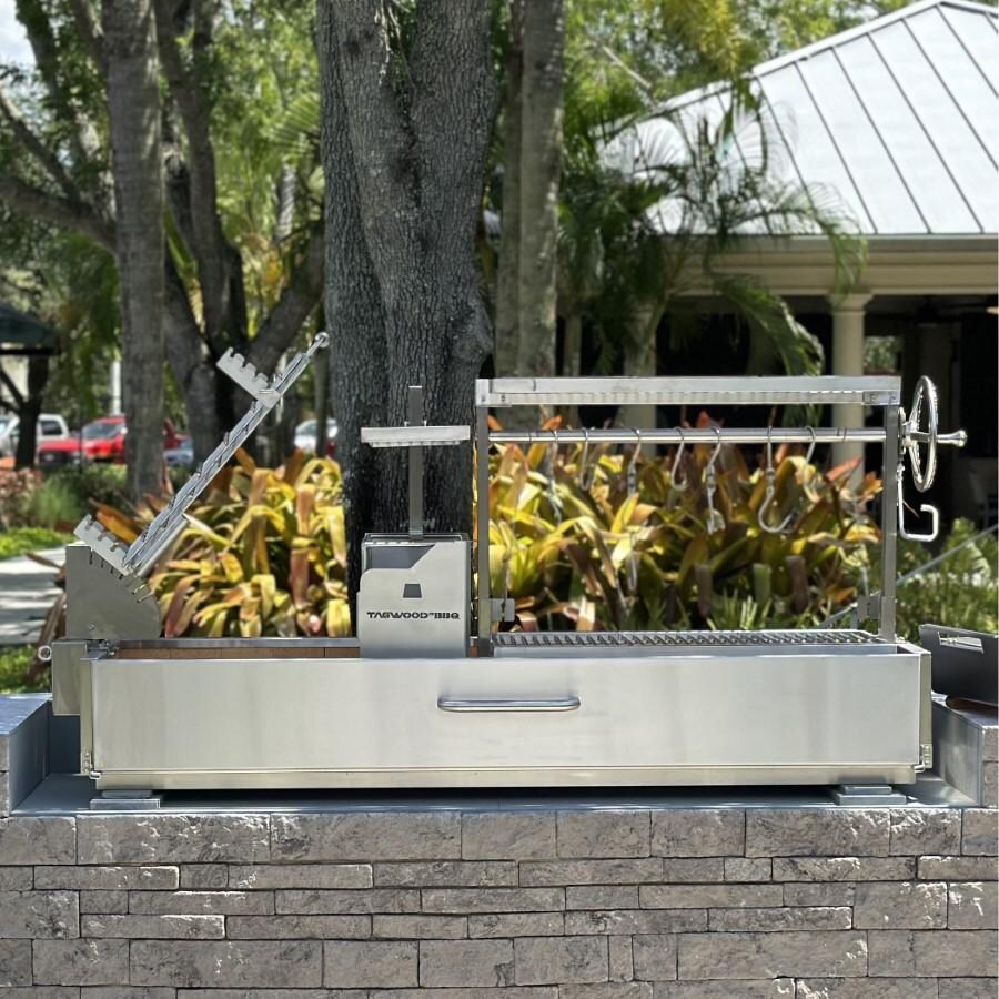Tagwood Fully Assembled BBQ Argentine Santa Maria Wood Fire & Charcoal ...