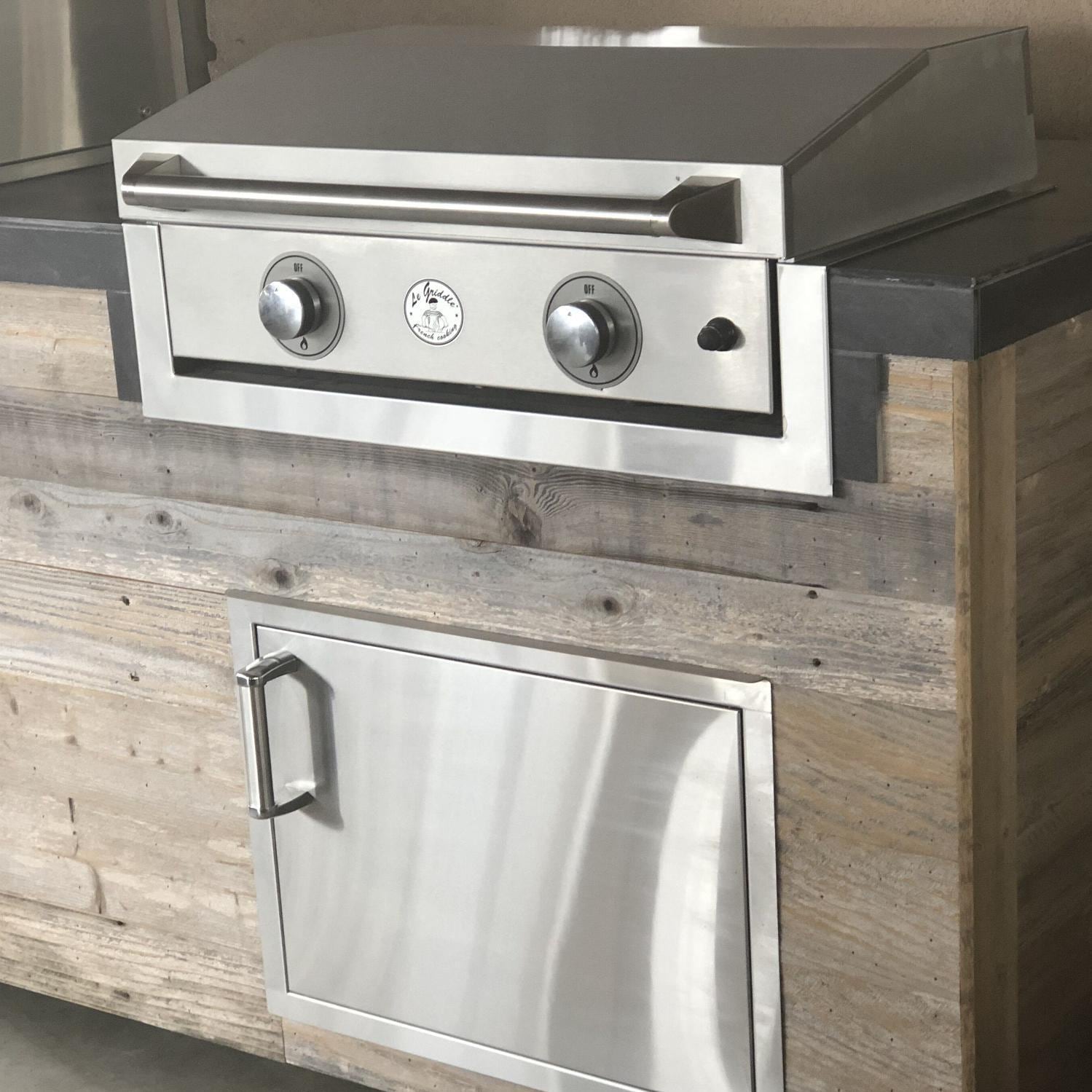 Le Griddle Original 30-Inch Built-In / Countertop Propane Gas Griddle ...