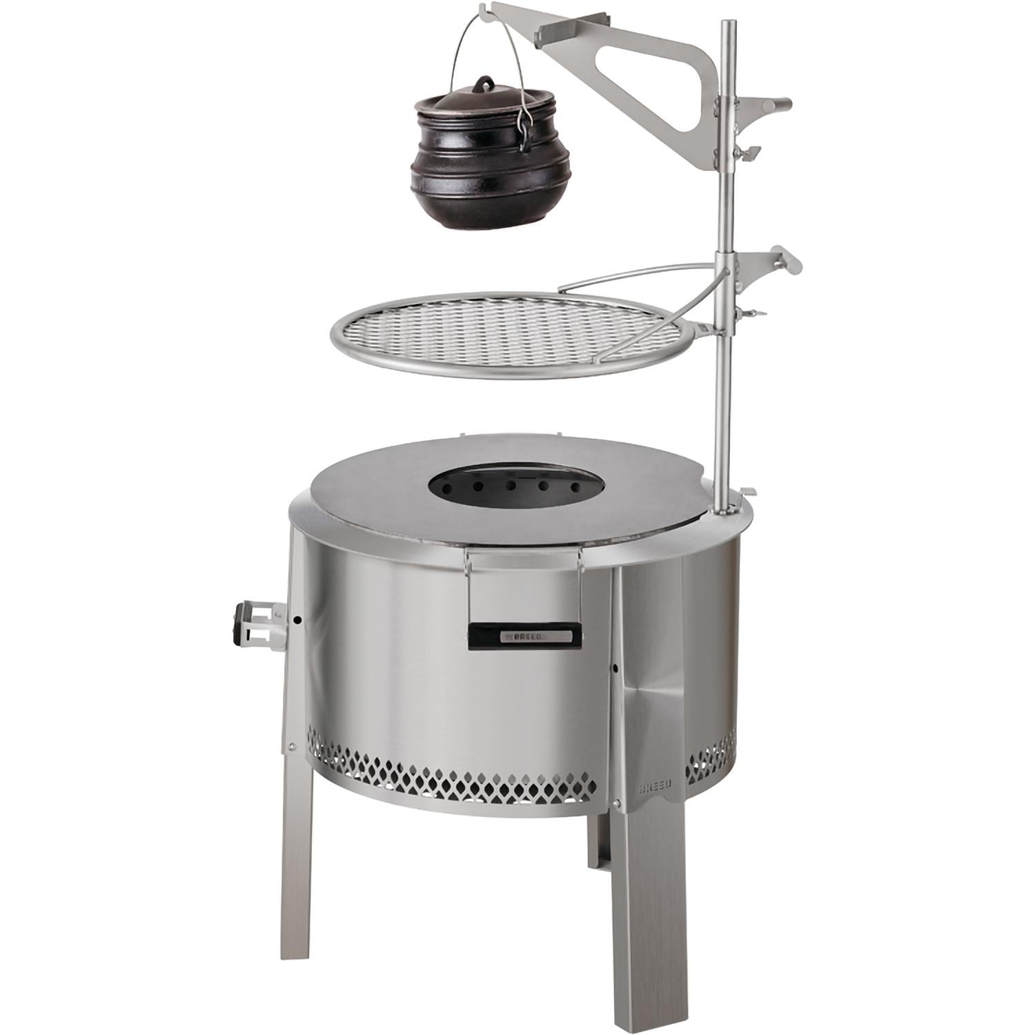 Y Series Smokeless 21 Inch Round Stainless Steel Firemaster Fire Pit ...