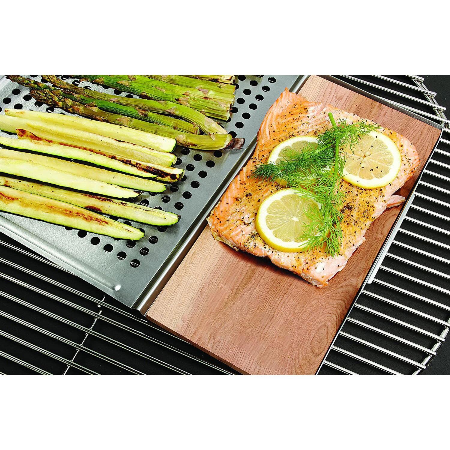 Outset Stainless Steel Grill Grid W/ Plank Holder : BBQGuys