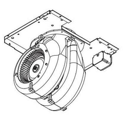 Zephyr Blowers 600 CFM Internal Blower With 6-Inch Round Ducting - CBI ...
