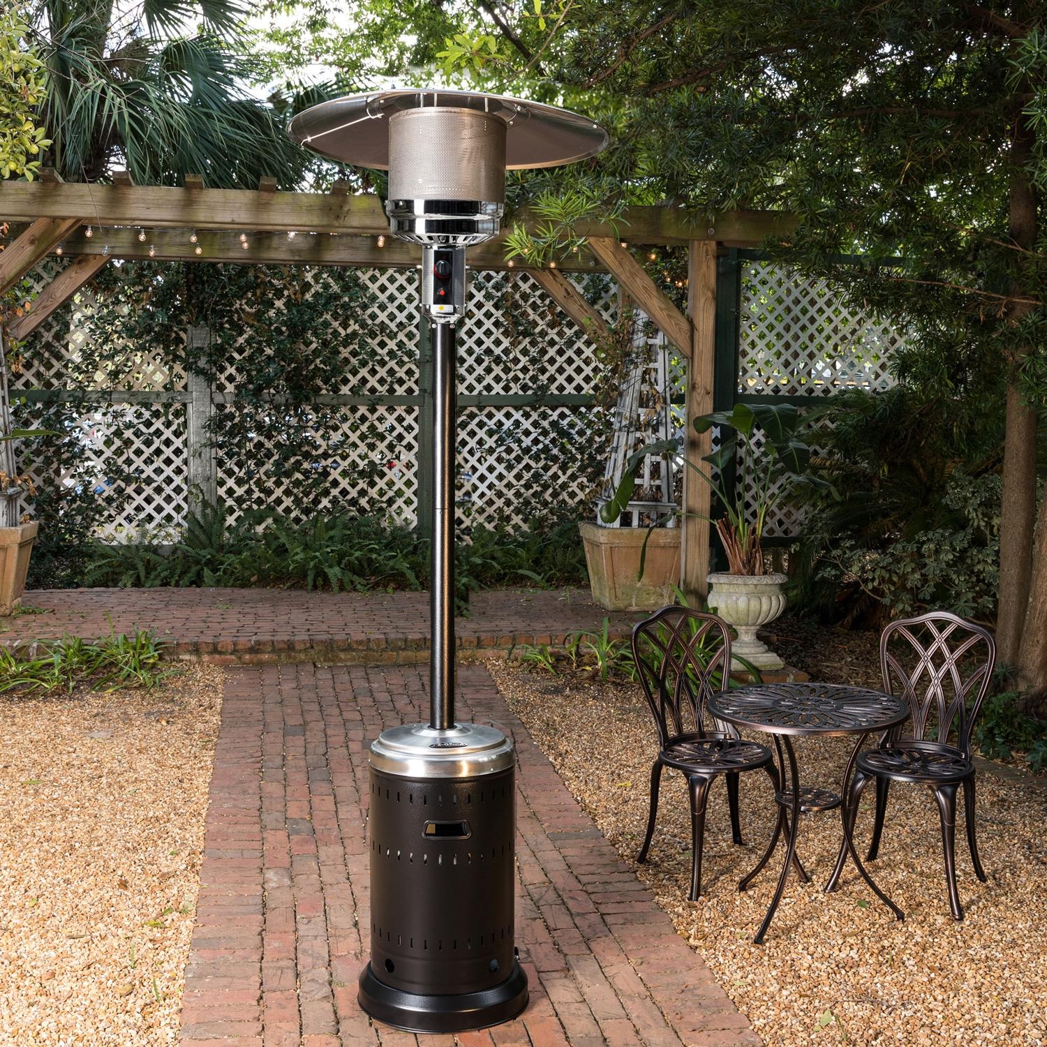 Ultimate Patio 46,000 BTU Propane Portable Patio Heater - Onyx ...