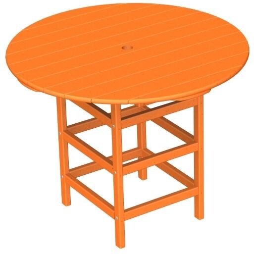 Poly-Wood Recycled Plastic Wood South Beach Dining Table - 40 Inch ...