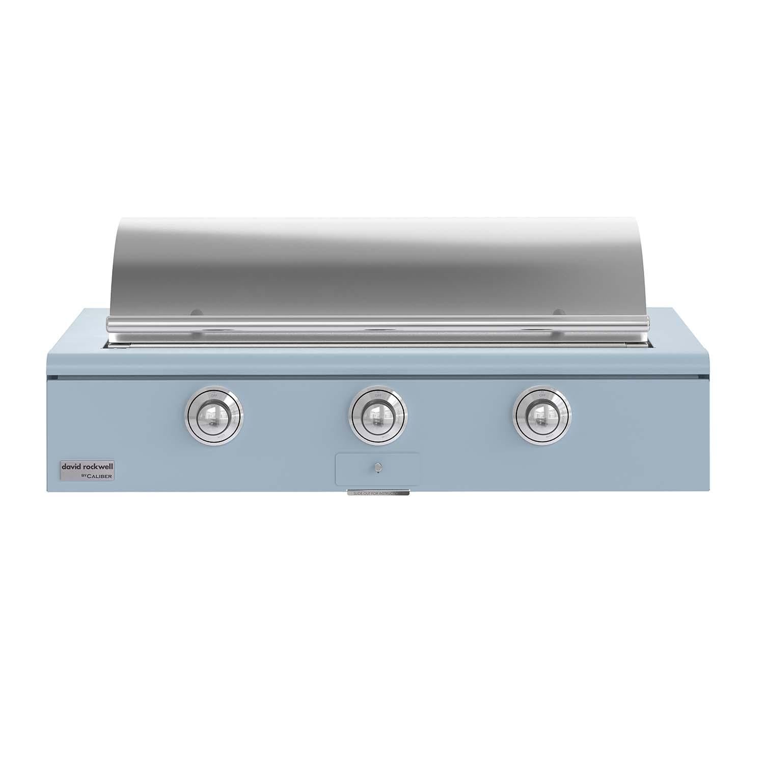 Caliber 48-in Natural Gas Built-In Rockwell Grill - Bluestone w/ Chrome ...