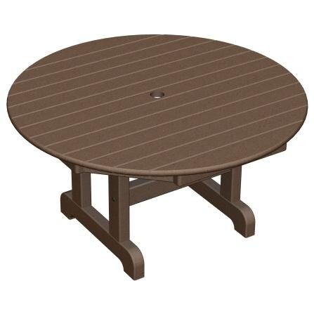 Poly-Wood Recycled Plastic Wood Conversational Table - 36 Inch Round ...