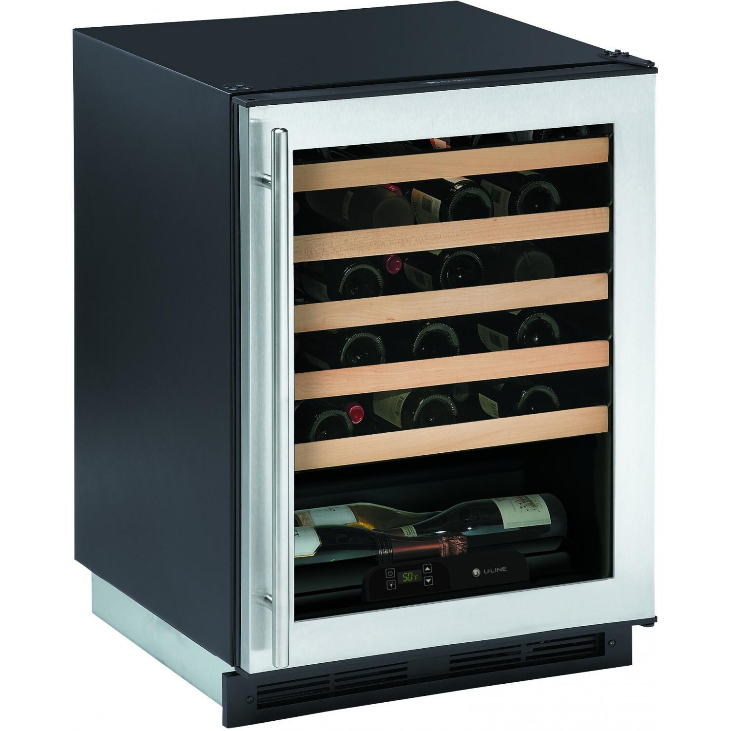 U-Line 48 Bottle Wine Captain - Stainless Steel - 1175WCS : BBQGuys