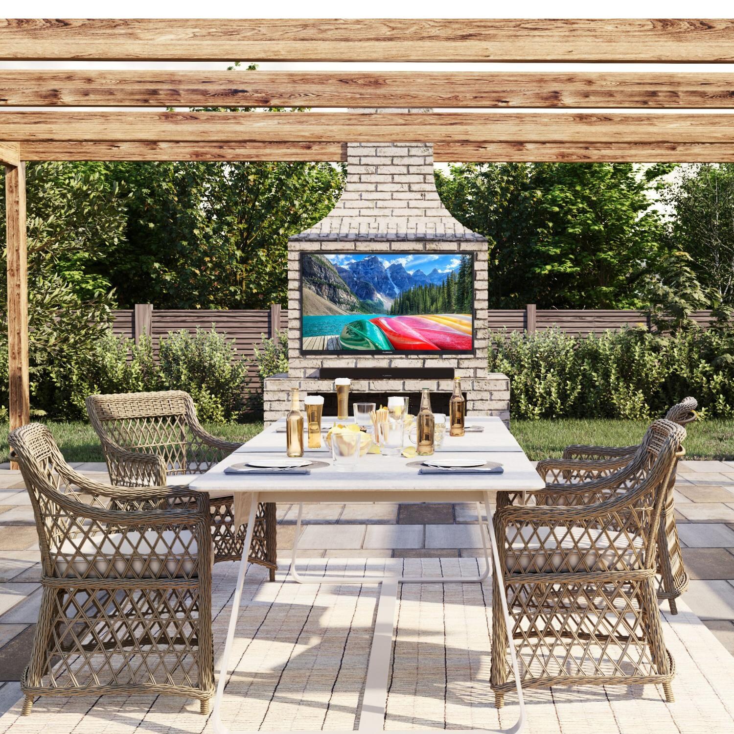 Furrion Aurora 75 Inch Sun Smart 4K LED Outdoor TV - FDUN75CSA : BBQGuys