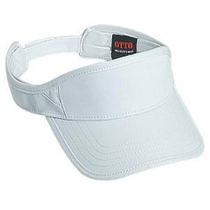Otto Cap Superior Cotton Twill Sun Visor - White : BBQGuys