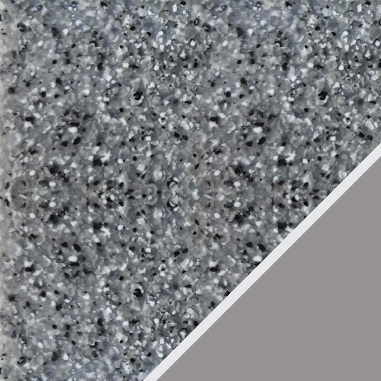 Autograph 17 Inch Round Polyresin End Table in Granite Gray by Ledge ...