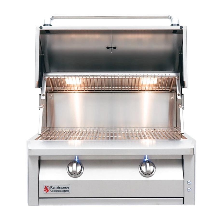 American Renaissance Grill by RCS 30-Inch 2-Burner Built-In Propane Gas ...