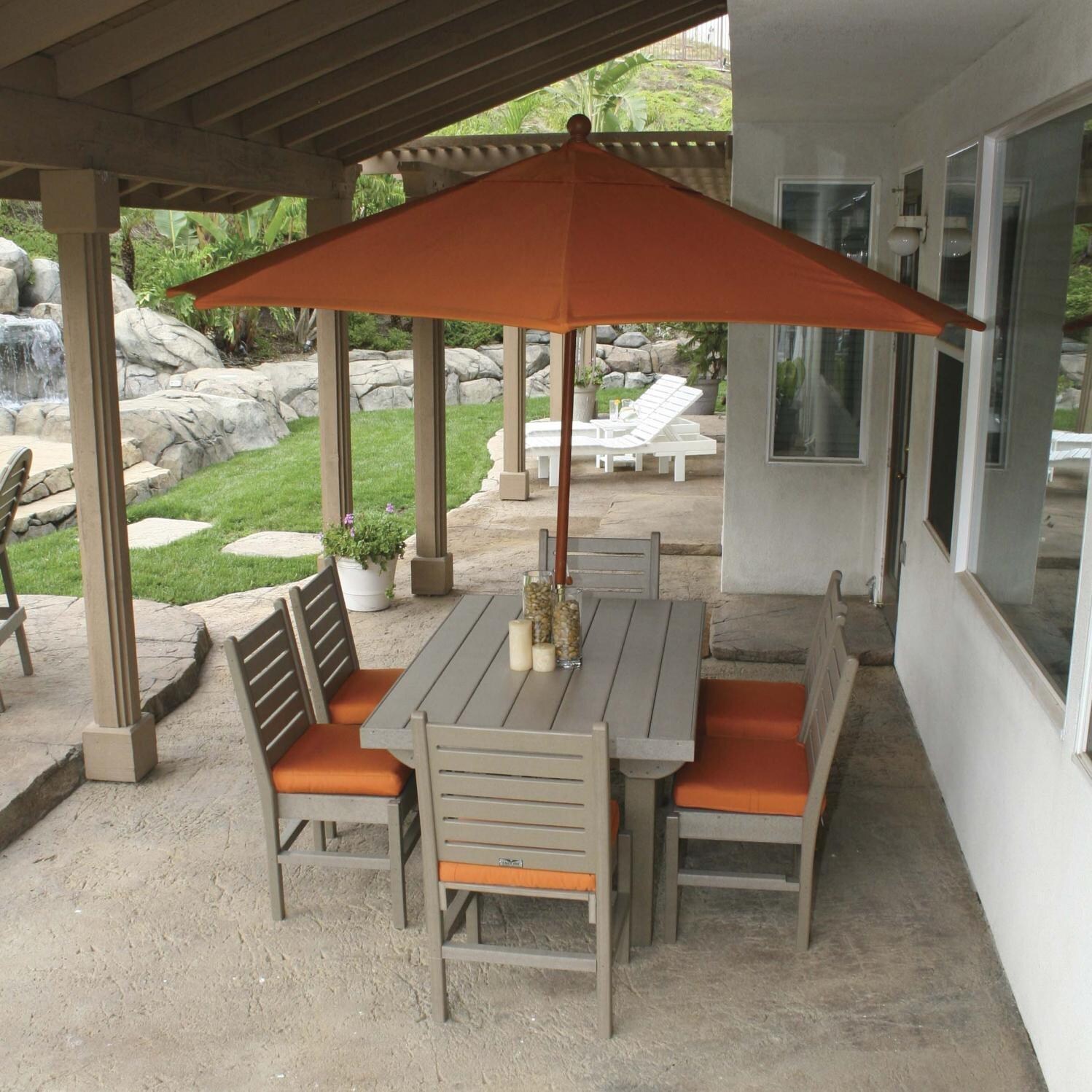 Eagle One Cape Cod 6-Person Recycled Plastic Patio Dining Set : BBQGuys