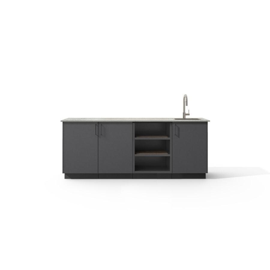 Urban Bonfire Reef Outdoor Kitchen w/ Keon Countertops & Anthracite ...