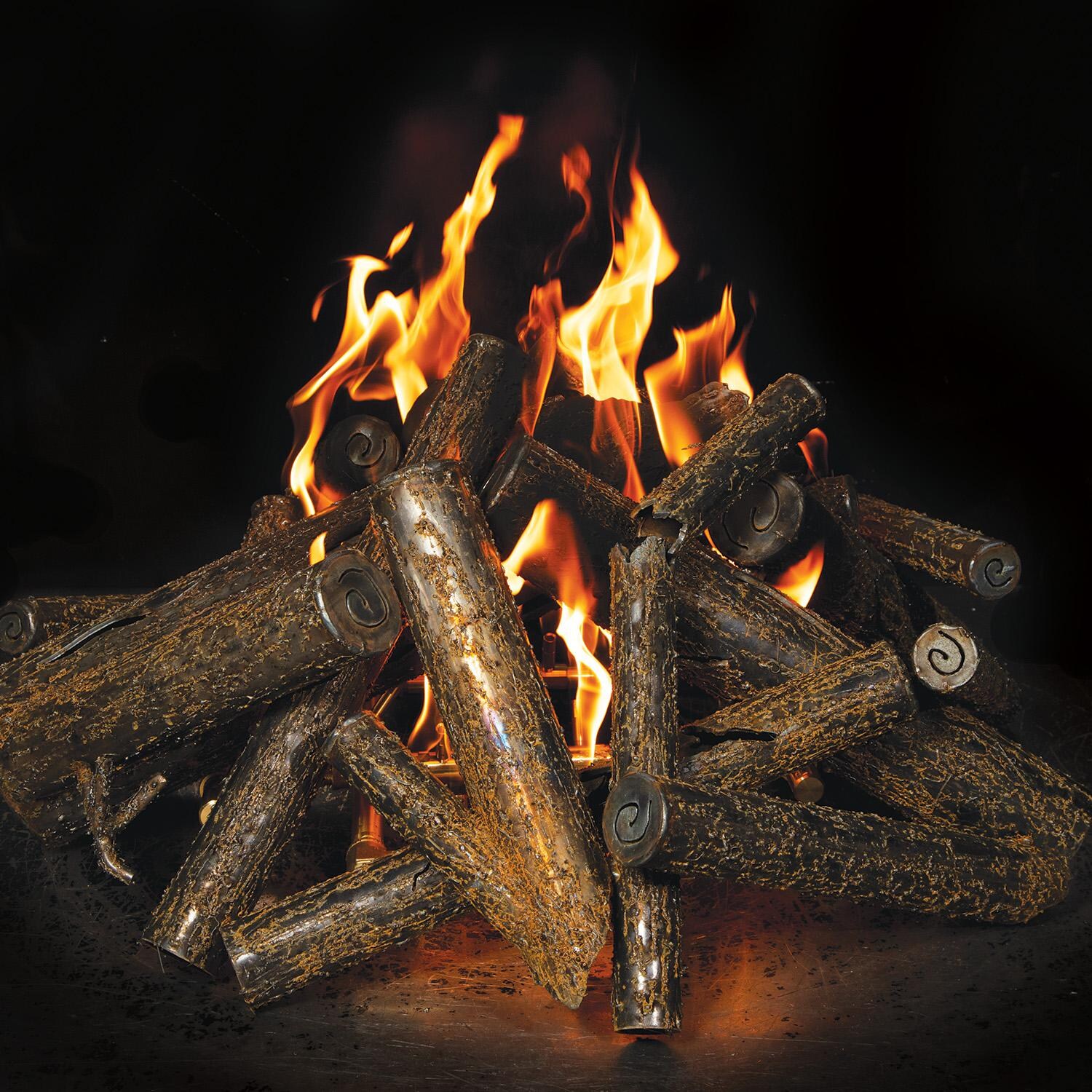 Warming Trends Steel Log Sets Designed to fit 36-Inch Fire Pit - SLS36 ...