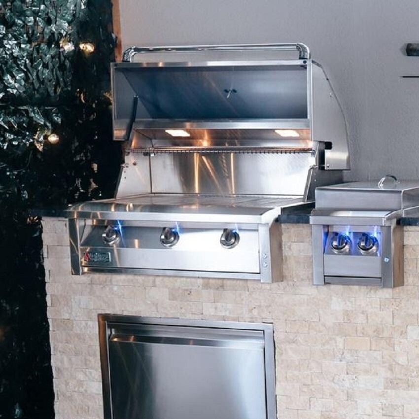 American Renaissance Grill by RCS 36-Inch 3-Burner Built-In Natural Gas ...