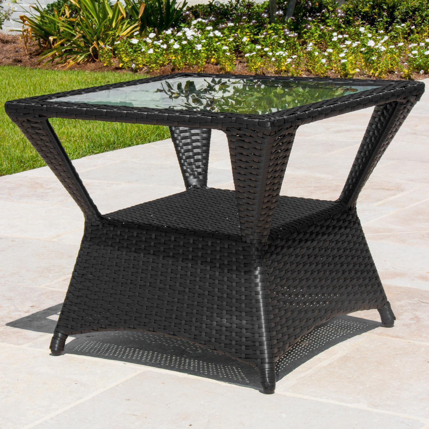 Providence Resin Wicker Patio End Table By Lakeview Outdoor Designs ...