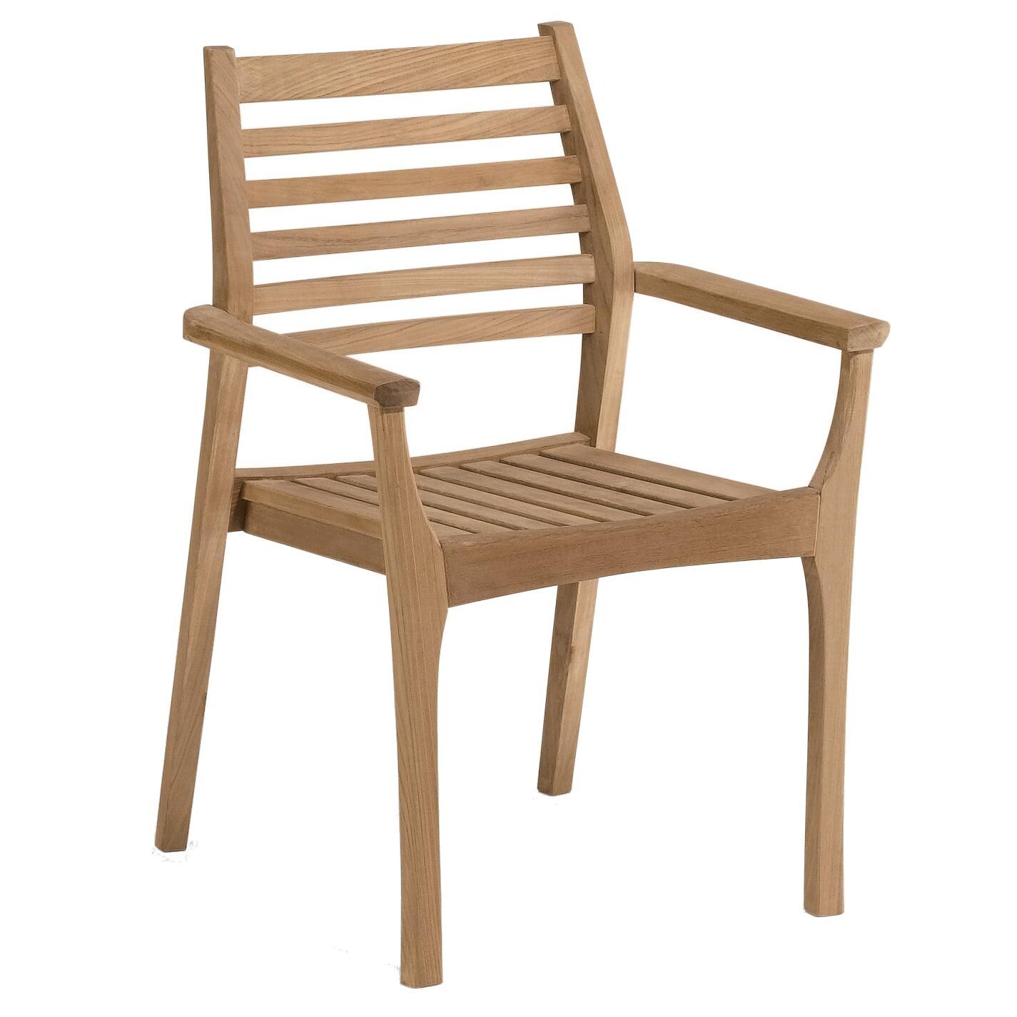 Wexford 5 Piece Natural Shorea Patio Dining Set W/ 48 Inch Square Table ...