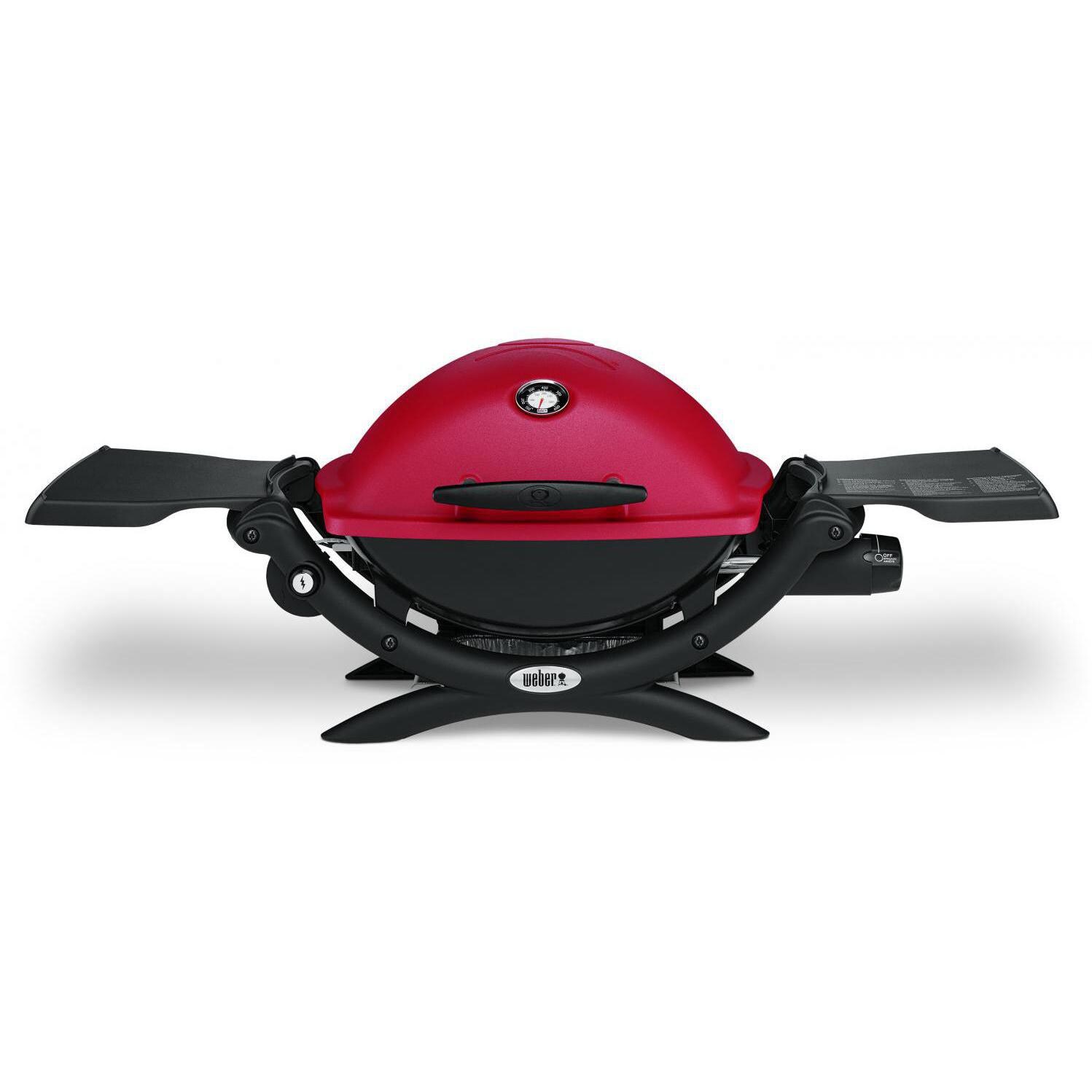 Weber Q 1200 Portable Propane Gas Grill - Red - 51040001 : BBQGuys